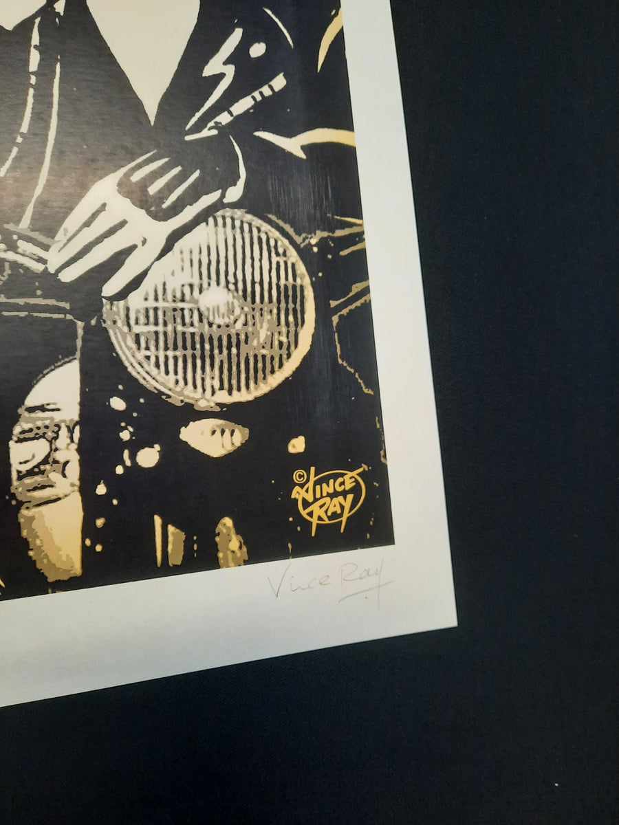 Murder Cycle A3 Signed Art Print – Vince Ray