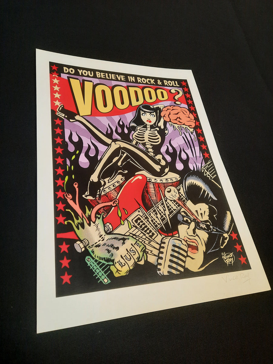 Voodoo A3 Signed Art Print – Vince Ray
